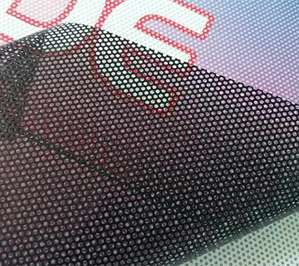 Custom One Way Vision Perforated Vinyl Privacy Window Film