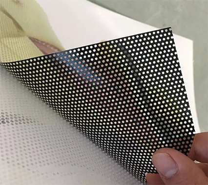 Custom One Way Vision Perforated Vinyl Privacy Window Film